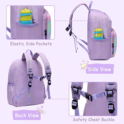 Unicorn Backpack for Girls, Chasechic Toddler Backpack Lightweight Kids Preschool Kindergarten Backpack for Boys and Girls with Chest Strap