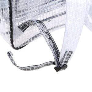 Anti-static Clear PVC Backpack Cleanroom Engineer Tool Bag for Computer Tools Working Daypack