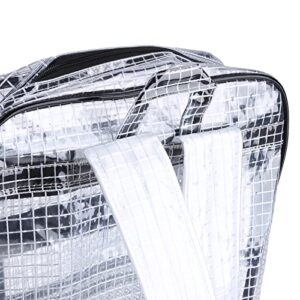 Anti-static Clear PVC Backpack Cleanroom Engineer Tool Bag for Computer Tools Working Daypack