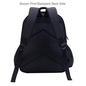 MATMO Soccer Backpack for Boys, Soccer Print Backpack Cool Football Pattern School Bag (Soccer Bag 9)