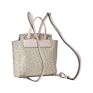 Calvin Klein Rowan Backpack Vanilla/Khaki/Crystal Pink One Size