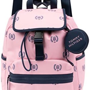 Tommy Hilfiger Addison Flap Backpack, Pink Multi