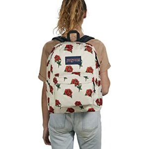 JanSport SuperBreak Backpack - School, Travel, or Work Bookbag with Water Bottle Pocket, Flash Floral