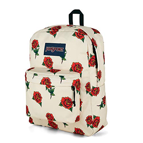 JanSport SuperBreak Backpack - School, Travel, or Work Bookbag with Water Bottle Pocket, Flash Floral