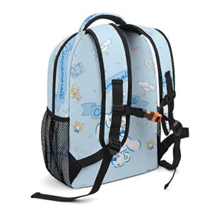 Cinn-amo-roll backpack school bag withe side pokect large suitable for teen boy girl ​hiking camping picnic