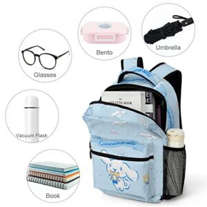 Cinn-amo-roll backpack school bag withe side pokect large suitable for teen boy girl ​hiking camping picnic