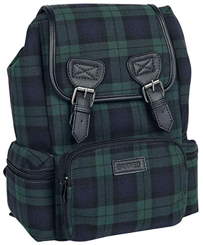 Lost Queen Kenneth Tartan Backpack Green