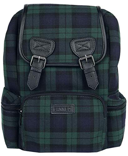 Lost Queen Kenneth Tartan Backpack Green