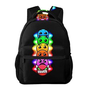 Geo-Metry Da-Sh Pom-Pom-Lam Backpacks Satchel Casual Lightweight Daypack Laptop Backpack School Book Bag