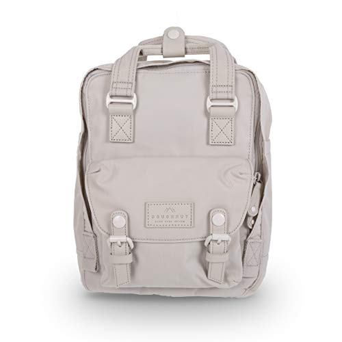 Doughnut Macaroon Mini Pastel 7L Travel School Ladies College Girls Lightweight Casual Daypacks Bag Small Backpack (Stone)