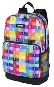 fortnite unisex adult amplify basic multipurpose backpacks, bright combo, one size us