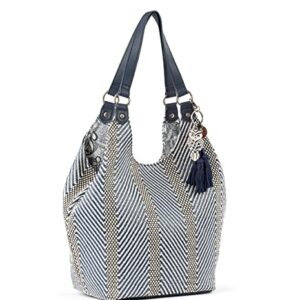 Sakroots Roma Shopper, Navy Spirit Desert Woven