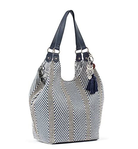 Sakroots Roma Shopper, Navy Spirit Desert Woven