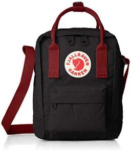 fjallraven women’s luggage, black (black-ox red), one size