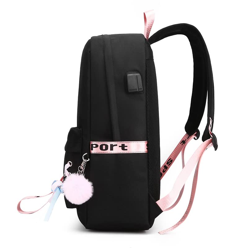 Marketair Anime Backpack School Backpack Laptop Bag Large Casual Daypack BookBag Cosplay Backpack For Girls