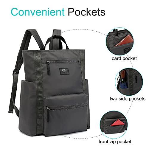 BASICPOWER Lightweight Casual Daypack 15.6 Inch Water Resistant Laptop Backpack for Men and Women