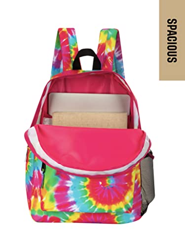 Dickies Freshman Backpack Classic Logo Water Resistant Casual Daypack for Travel Fits 15.6 Inch Notebook (Pink Tie Dye)