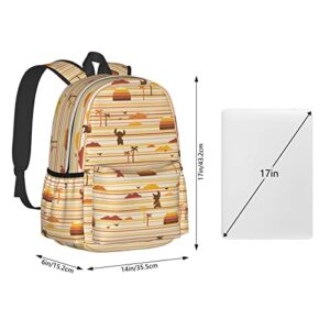 ZOSENY Cartoon Backpack for Women and Men 17 inch Laptop Backpack Waterproof Travel Backpack Lightweight Student School Backpack Cute Book Bag