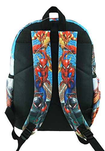 Spider-Man Deluxe Oversize Print Large 16" Backpack with Laptop Compartment - A17704