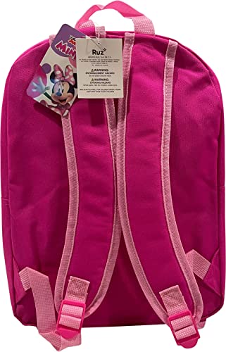 Ruz Minnie Mouse Girl's 15" Backpack (Pink)