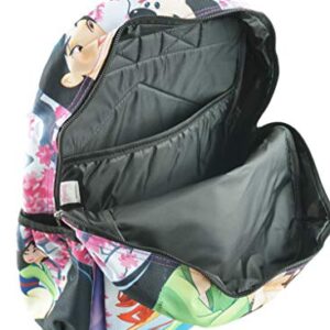 Disney Princess Mulan Deluxe Oversize Print Large 16" Backpack with Laptop Compartment - A19733