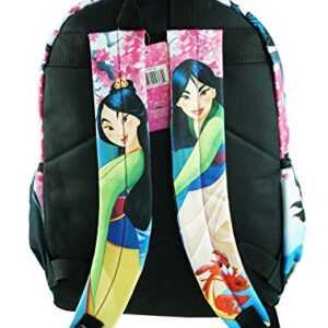 Disney Princess Mulan Deluxe Oversize Print Large 16" Backpack with Laptop Compartment - A19733