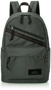 alpha industries inc(アルファ インダストリーズ) men’s official alpha backpack, cordura canvas, grey (grey marl)