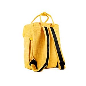 DIME BAGS Hot Box Extra | Hemp Daypack Backpack | Iconic Silhouette and Tons of Space (Yellow)