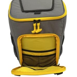 Caterpillar Can Backpack, Grey/Black, One Size