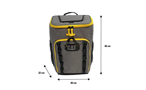 Caterpillar Can Backpack, Grey/Black, One Size