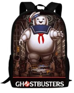 stay-puft-ghost unisex men women backpack shoulder bags knapsack boys girls laptop outdoor