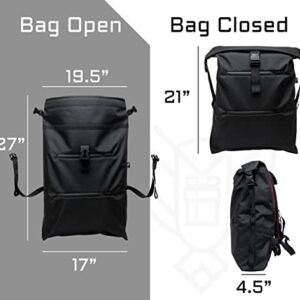 Xtreme Sight Line ~ AQUA RT Large Water-Proof Faraday Backpack / Small LITE Faraday Bag Combo ~ Tracking/Hacking Defense ~ STONE