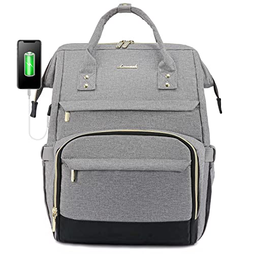 LOVEVOOK Laptop Backpack for Women Fashion 15.6-Inch Computer Backpack for Work Travel Business Teacher Nurse Bag School Bookbag Backpack Purse