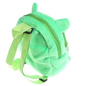 Frog Backpack Mini Frog Backpack Plush Frog Bag Frog Plushie Frog Backpack for Kids (Green)