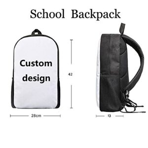 Showudesigns Cool Dinosaur Children Backpack Set with Schoolbag Lunch Bag Pencil Case Trex Backpack