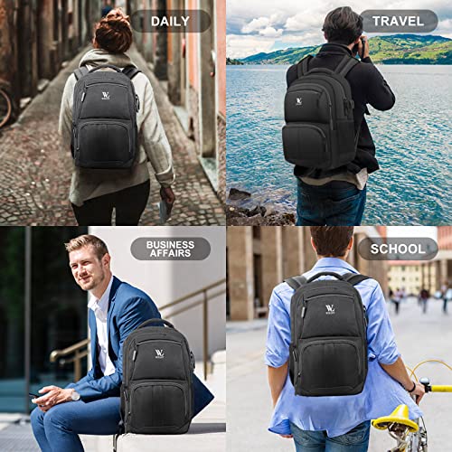 Small Backpack for Women, Small Travel Backpack, Gifts for Women, Small Backpack Men Business Travel Laptop Backpack Men Women Work Nurse, Lightweight Casual Small Black Back Pack 15.6