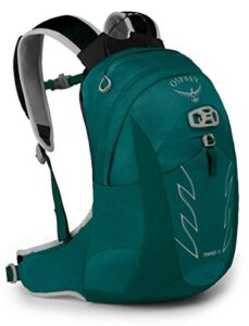 osprey tempest jr girl’s hiking backpack jasper green, one size