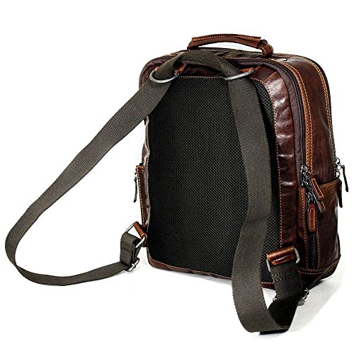 Voyager Compact Convertible Backpack/Crossbody #7534 (Brown)