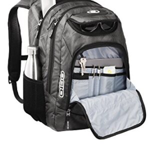 OGIO 411069-BLACK Business Excelsior 17" Laptop Backpack/Rucksack, Black/Silver