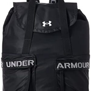 Under Armour womens Favorite Backpack , Black (001)/White , One Size Fits Most