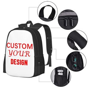 Custom Laptop Backpack Personalized Large Capacity Shoulder Schoolbag Add Your Own Name Travel Backpack Custom Backpack