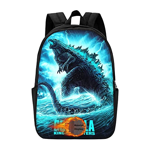 CHENGDE Cool Monster Backpack 3D Printing Dinosaur 17 Inch High Capacity Multifunction Casual Backpacks