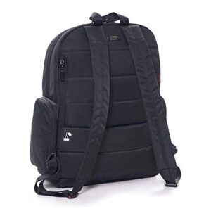 Hedgren Tour Large Backpack, RFID Blocking, Padded Tablet/Laptop Pockets, Black