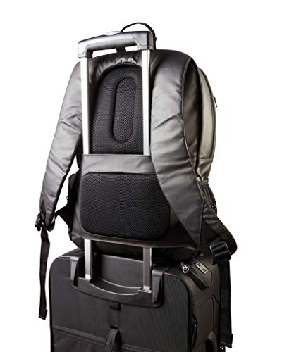 Genius Pack Intelligent Travel Backpack - Smart, Organized, Lightweight Backpack (Titanium)