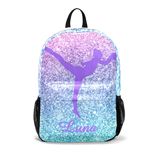 Personalized Backpack, Custom Casual Bookbag Schoolbag, Laptop Backpack Daypack for Teen Unisex University