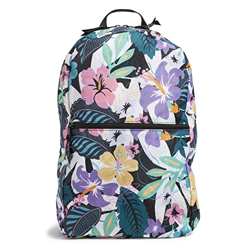 Vera Bradley Ripstop Packable Backpack, Island Floral