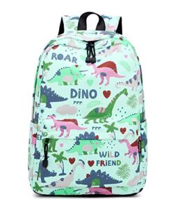 acmebon fashion roomy cute backpacks for teen girl children lightweight school bookbag dinosaur