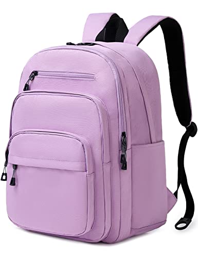 Lanola Laptop Backpack,Cool Student Backpack, Travel Business Backpack-Purple