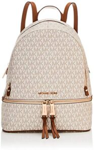 michael kors(マイケルコース) women rhea md backpack 30s7gezb1b 150 rear zip, vanilla, one size