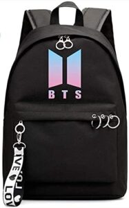 yongshida kpop fashion bts backpack colleage bookbag school bag jimin suga jin jhope rm jung kook v fans casual daypack bts merchandise